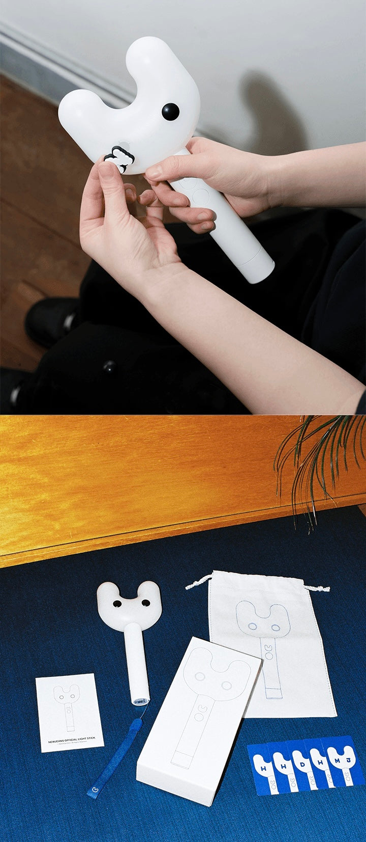 NewJeans • ‘Binky Bong’ Official Lightstick – Kpop Moon